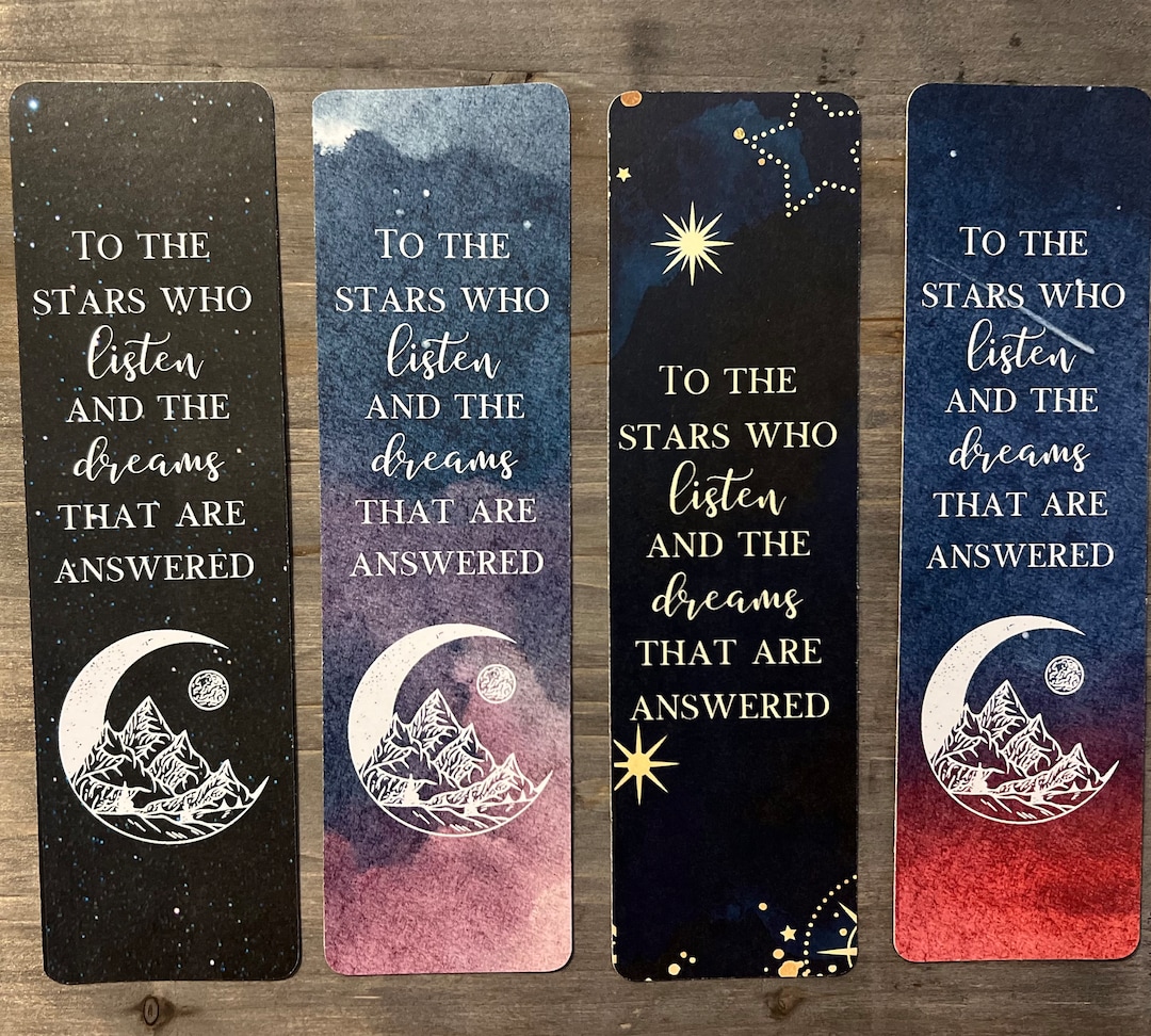 ACOTAR Inspired Bookmarks - Etsy