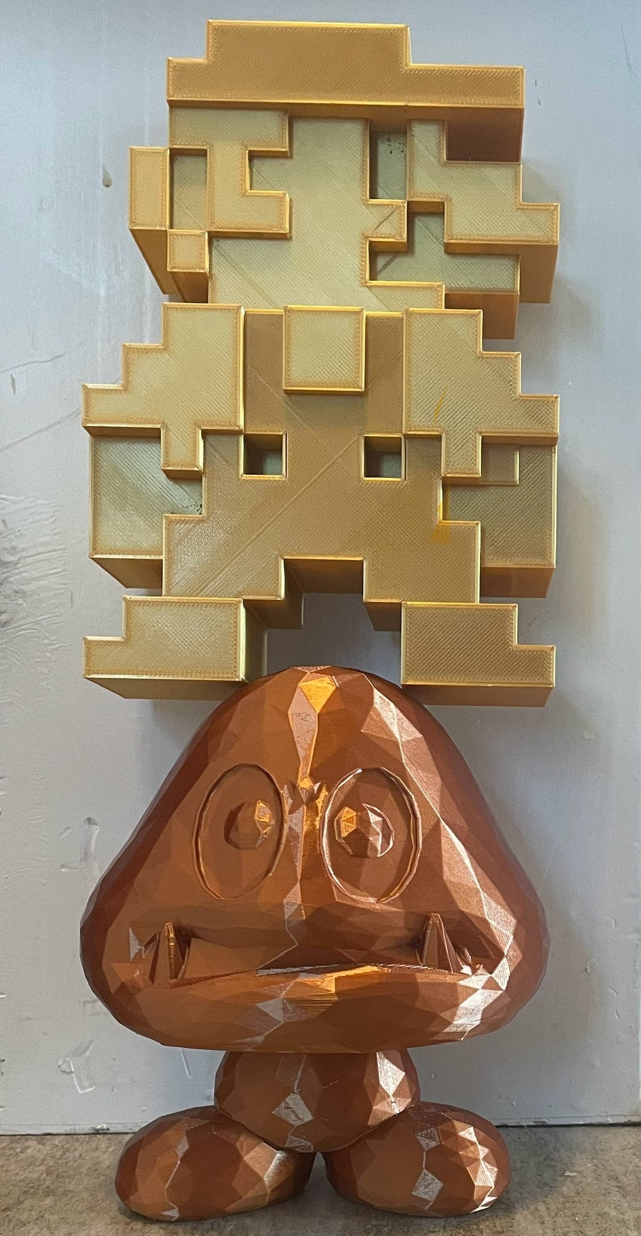 8-bit Mario and Goomba - Etsy