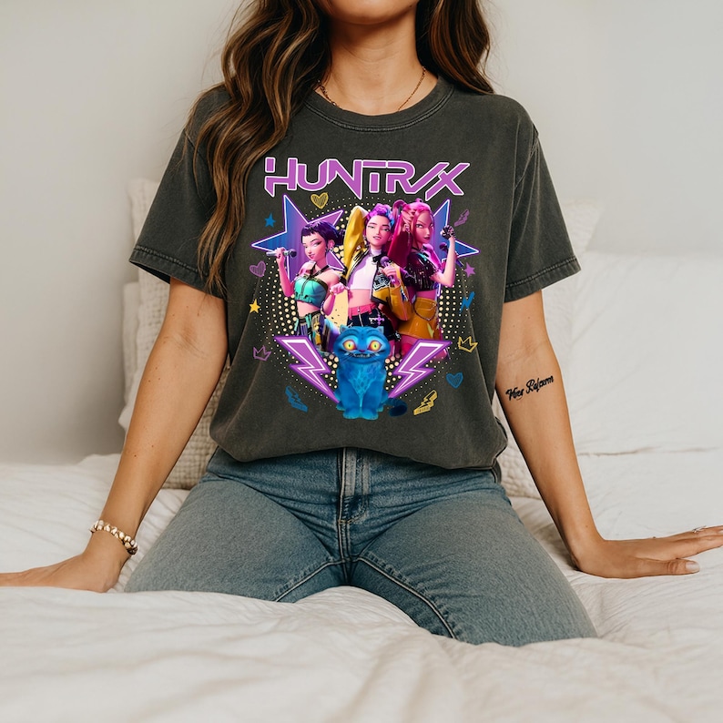 Kpop Huntrix & Saja Girls Fan Art PNG Bundle - Demon Hunters Merch ...