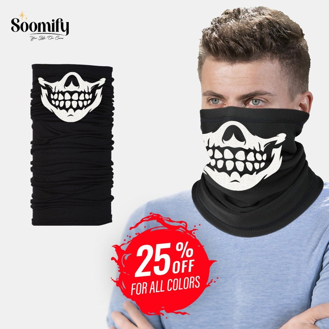 Skeleton Neck Gaiter, Face Mask for Social-distancing-adult Multi ...
