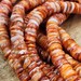 8mm AAA Natural Stone Orange Spiny Oyster Shell Gemstone Rondelle Shape ...
