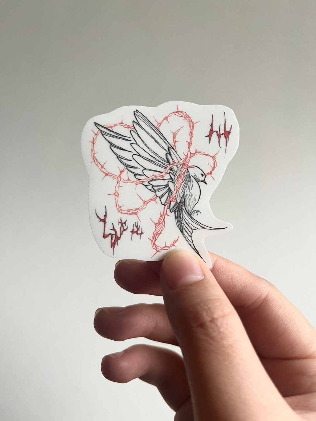 Bird in Thorns Sticker | Inspired by Carmen | Vinyl Computer, Laptop ...
