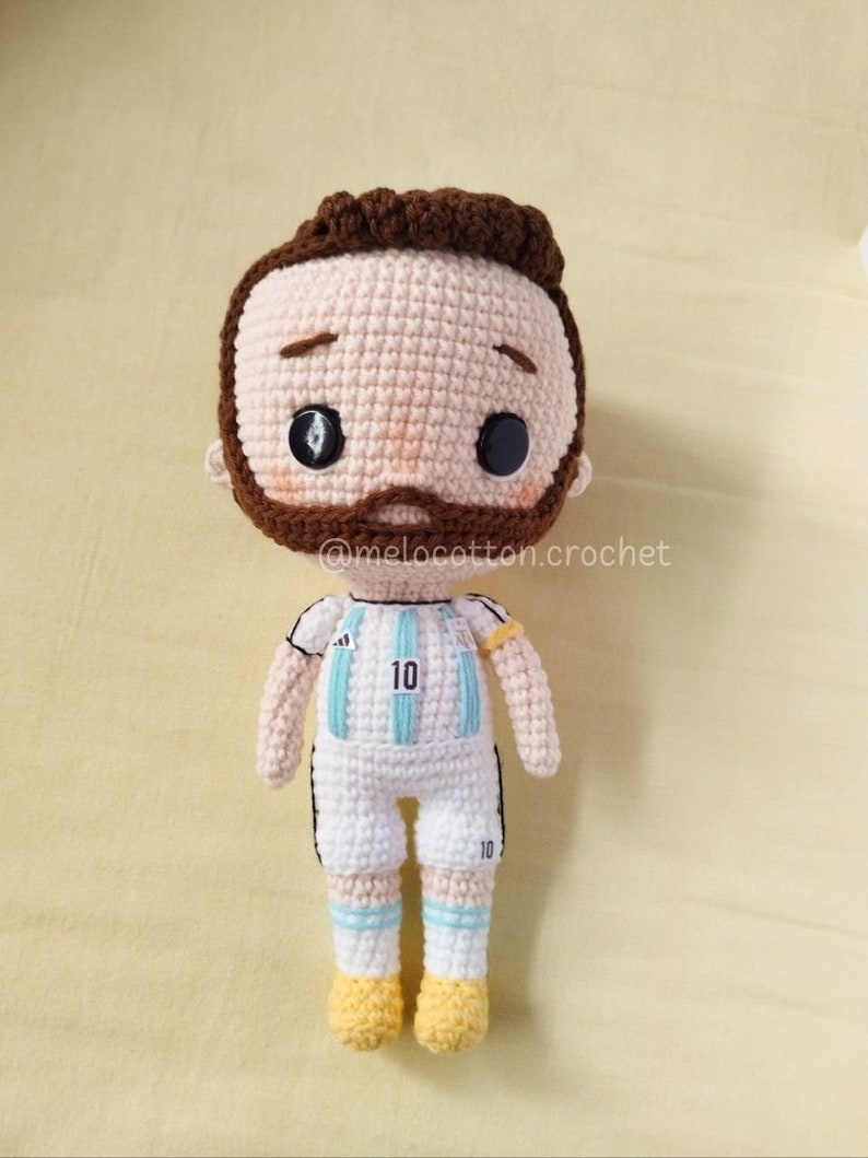 Messi Amigurumi Doll, Football Player, Messi Amigurumi, Gift for Soccer ...