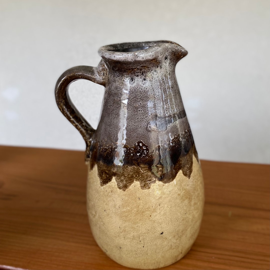 Farmhouse Jar Ceramic Large Ceramic Jug With Handle Kitchen Utensils ...