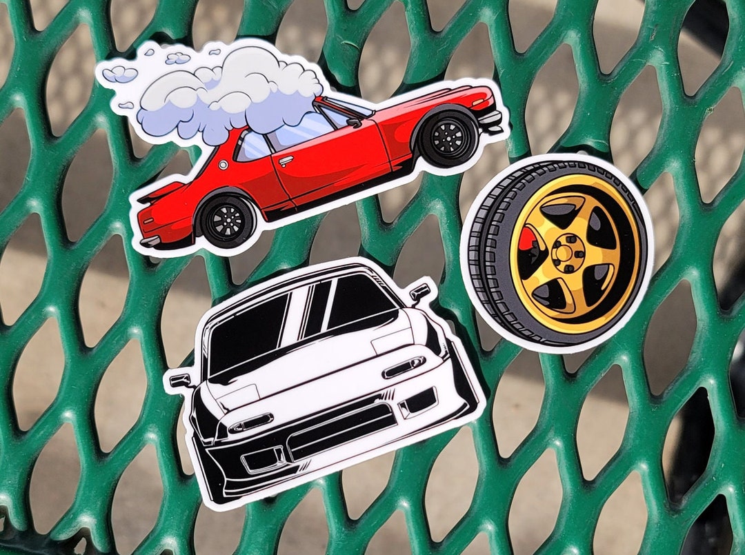 JDM Car Classic Sticker Set - Vinyl Custom Racing and Car Stickers - Etsy