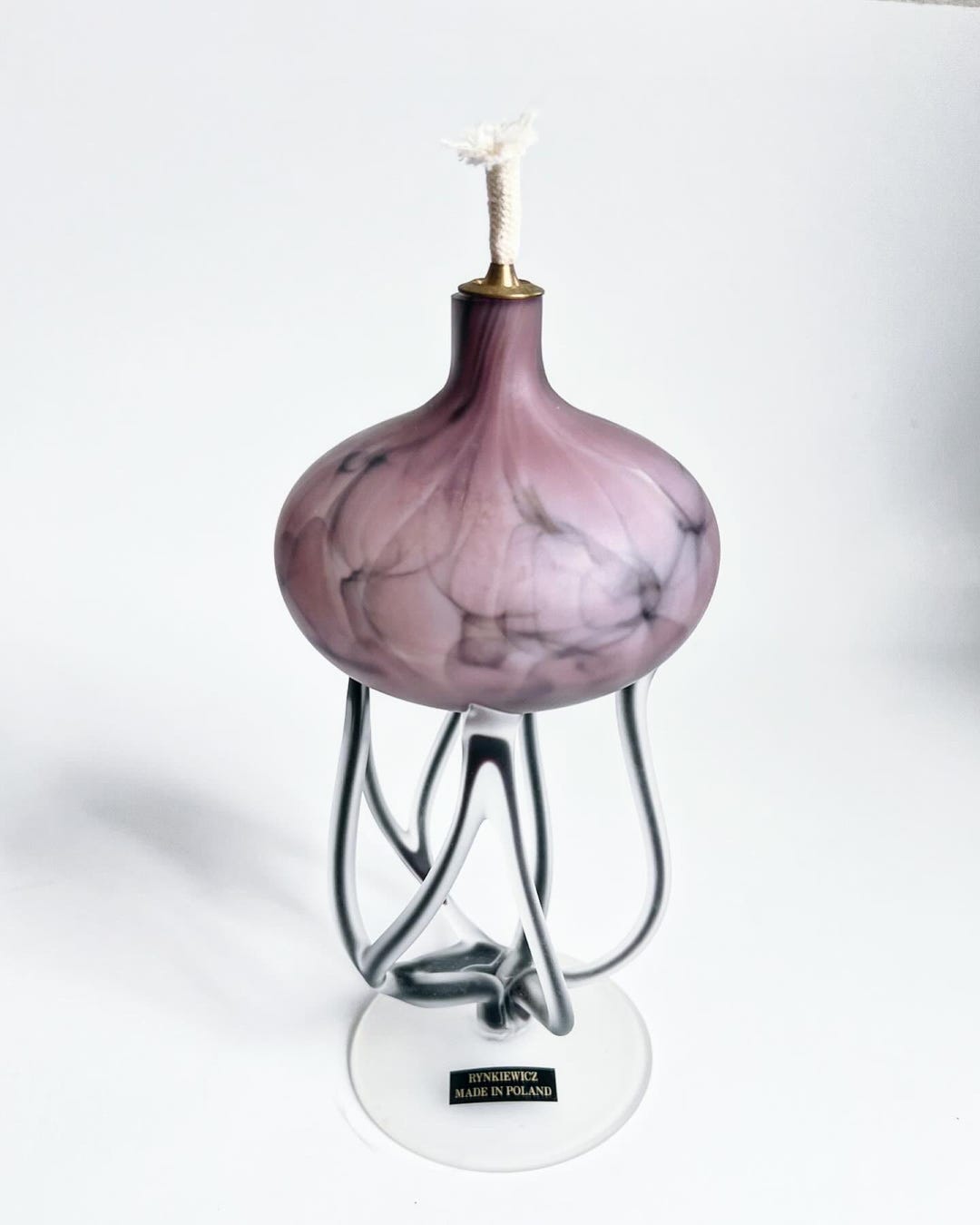 original-m-rynkiewicz-jellyfish-glass-oil-lamp-etsy