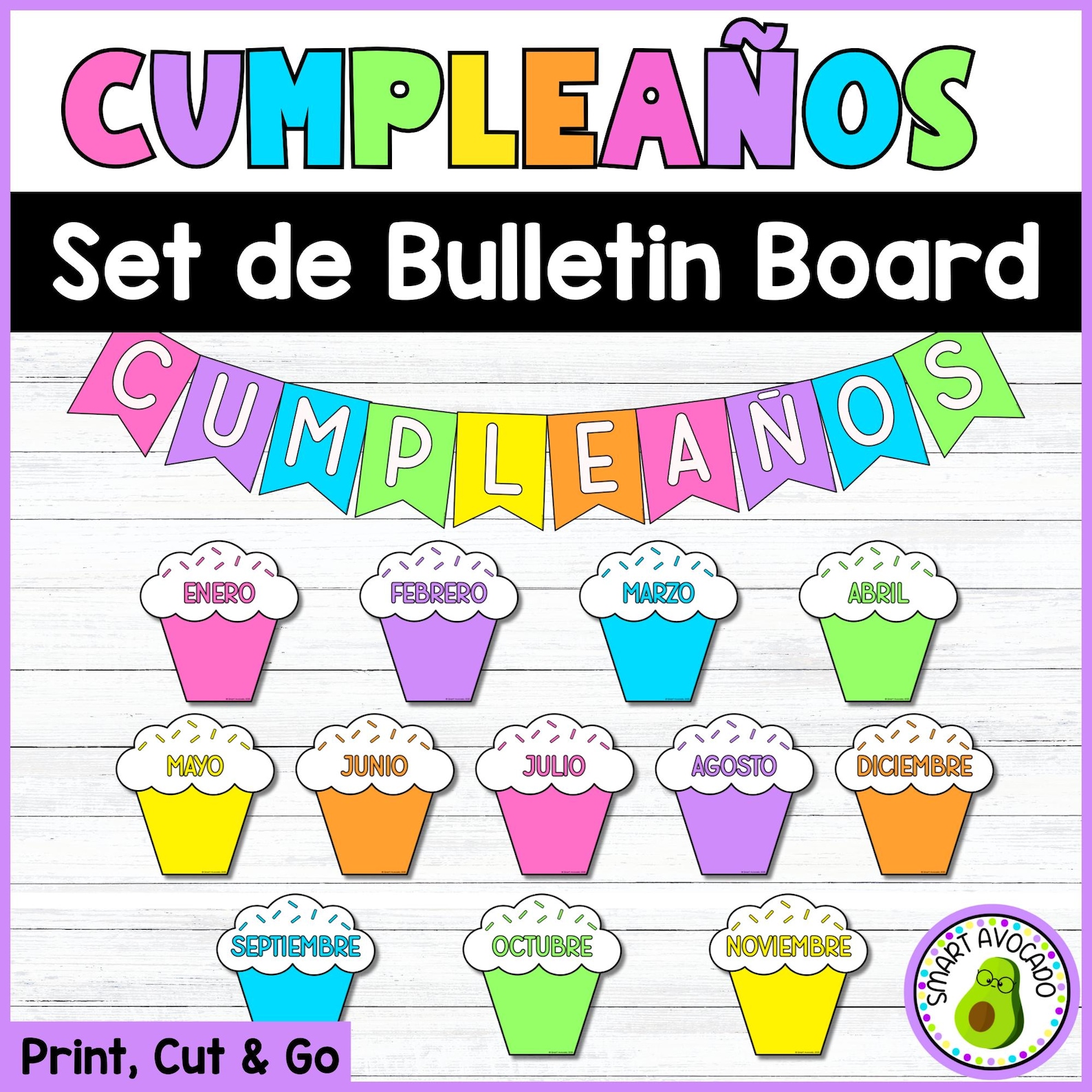 Pared De Los Cumpleaños En El Aula | Spanish Classroom Decor | Spanish ...