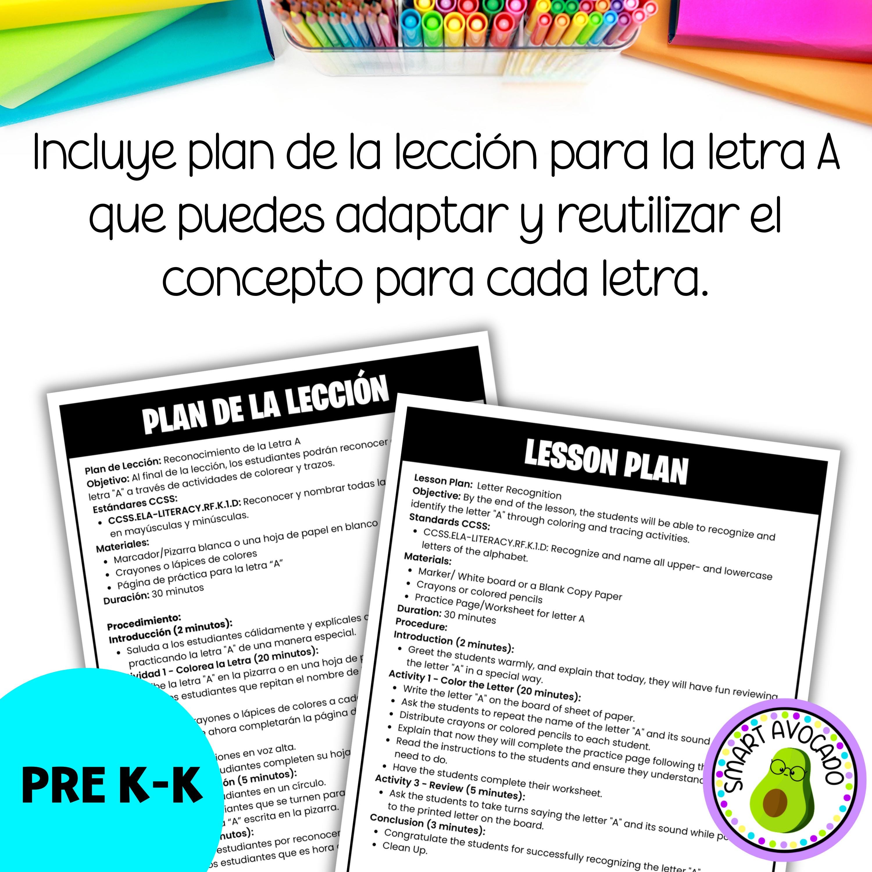 Spanish Alphabet Worksheets: Preschool Learning Activities (PDF ...