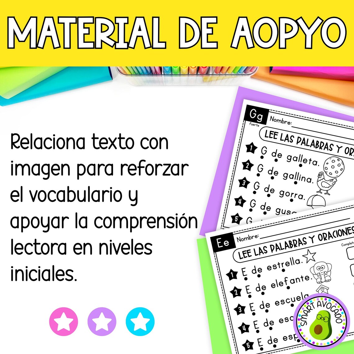 Spanish Alphabet Reading Practice: Printable Initial Reading Sheets - Etsy