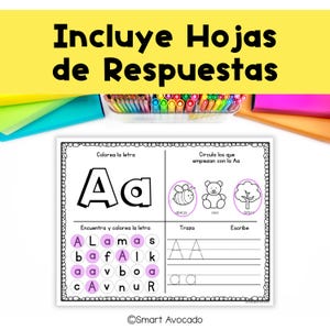 Spanish Alphabet Worksheets: Preschool Learning Activities (PDF ...
