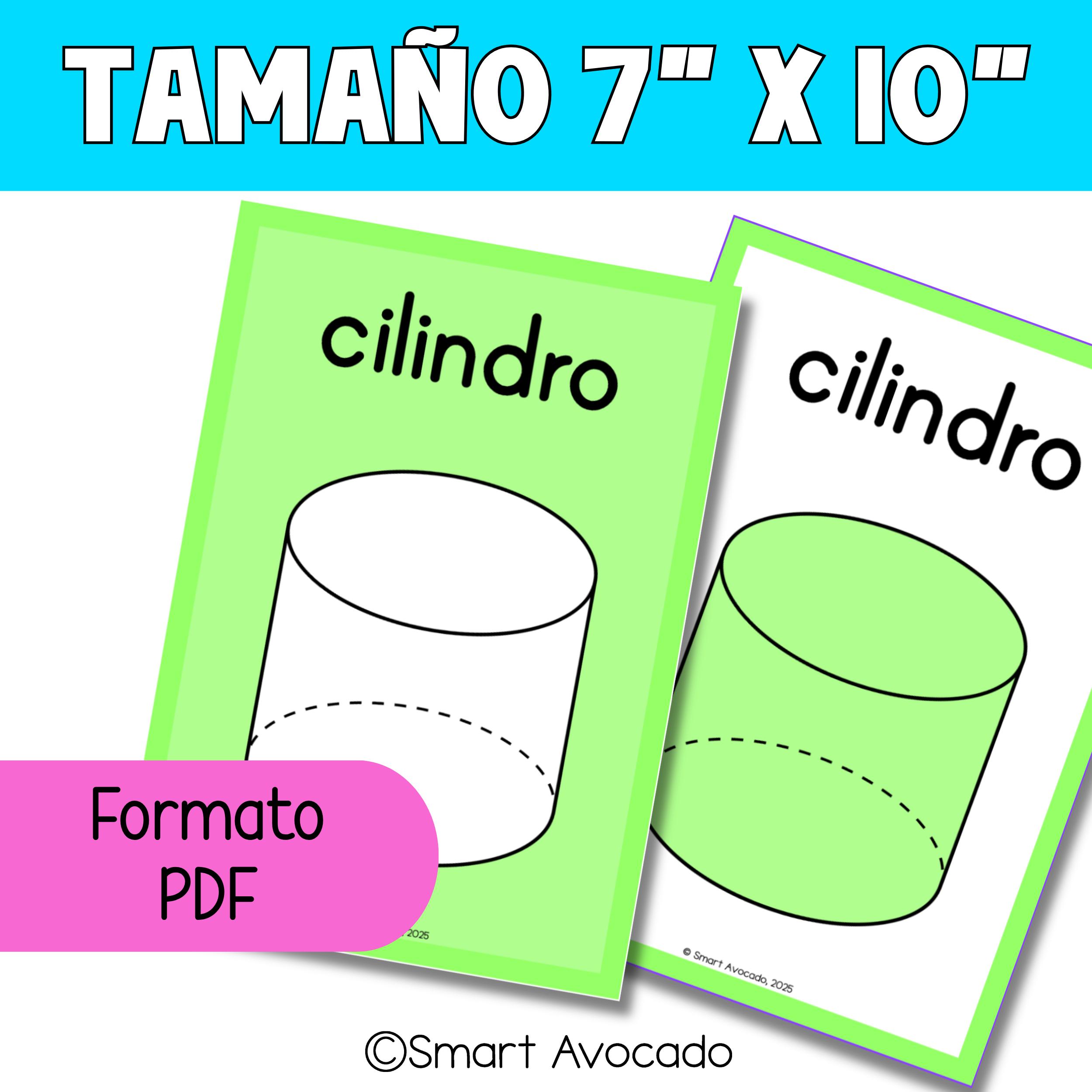 Figuras Geométricas Sólidas 3D Posters Para El Aula | Afiches O ...