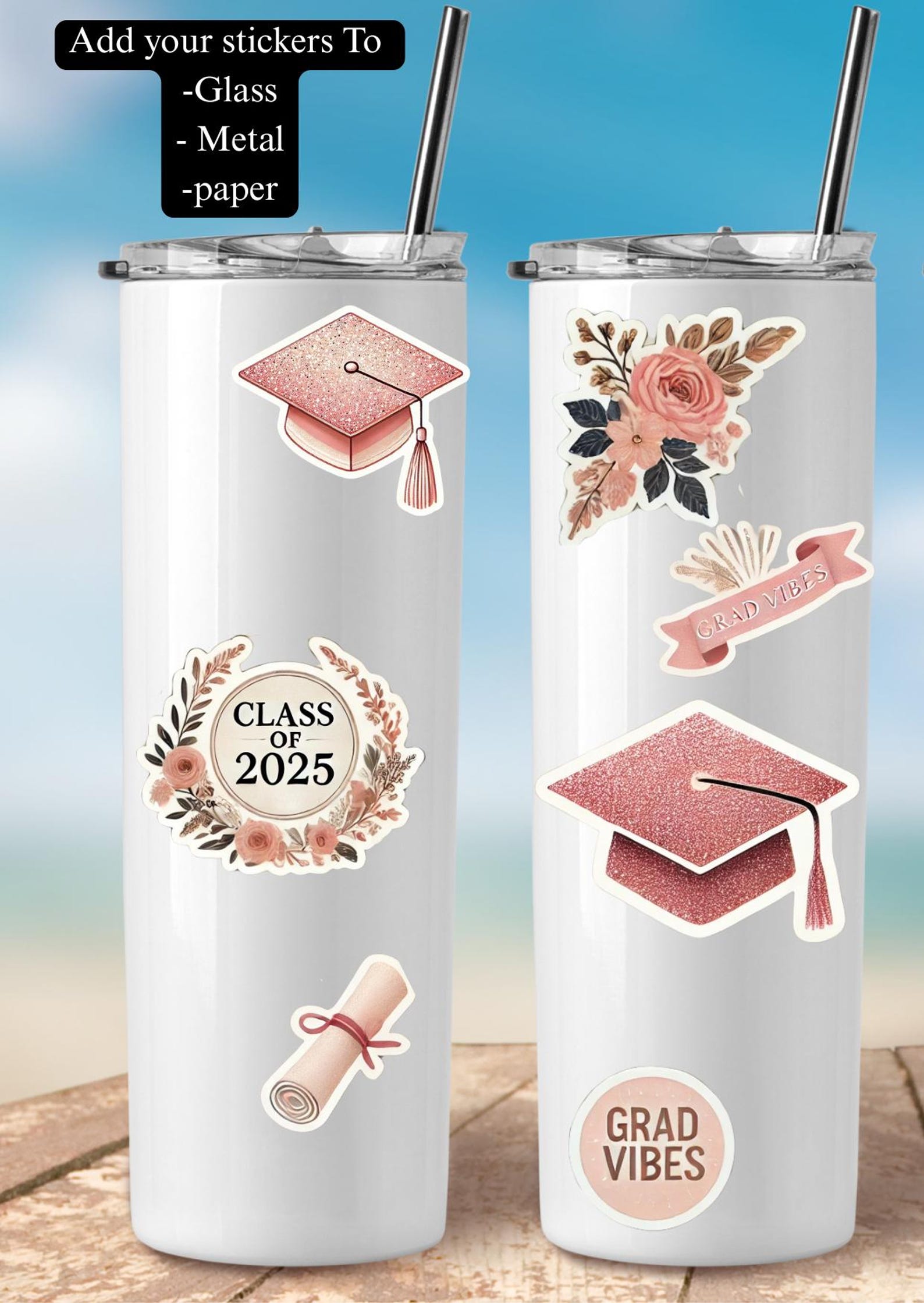 Class of 2025 Stickers - Graduation Celebration Sticker Sheet ...