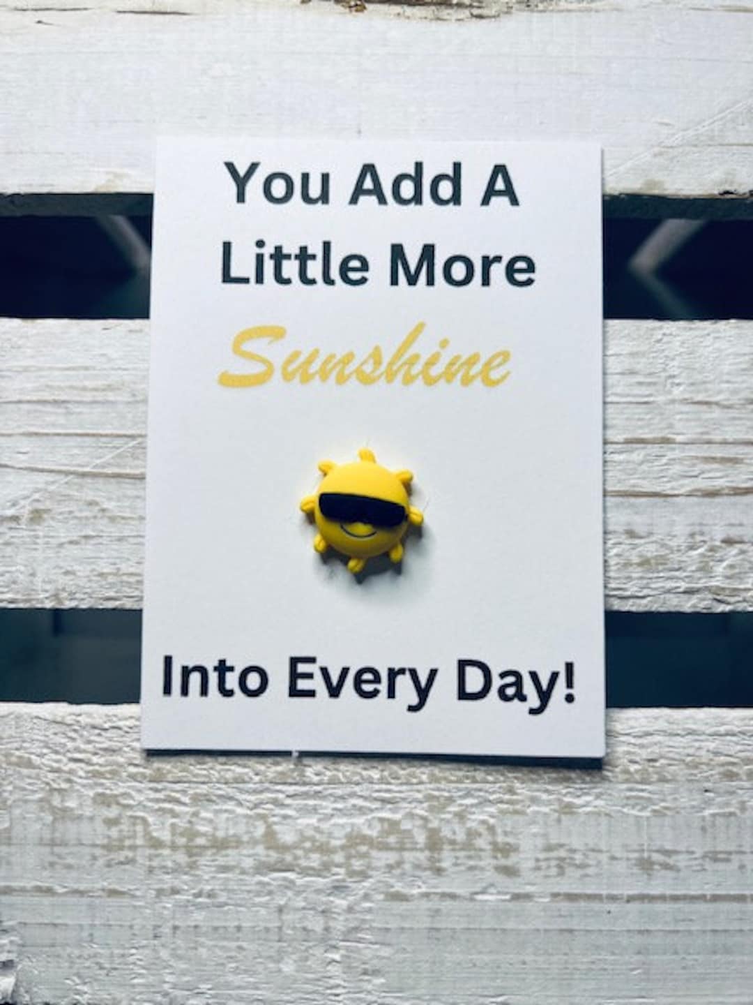 Pocket Hug Card Positive Thinking of You Mini Gift Trinket Card Smile ...