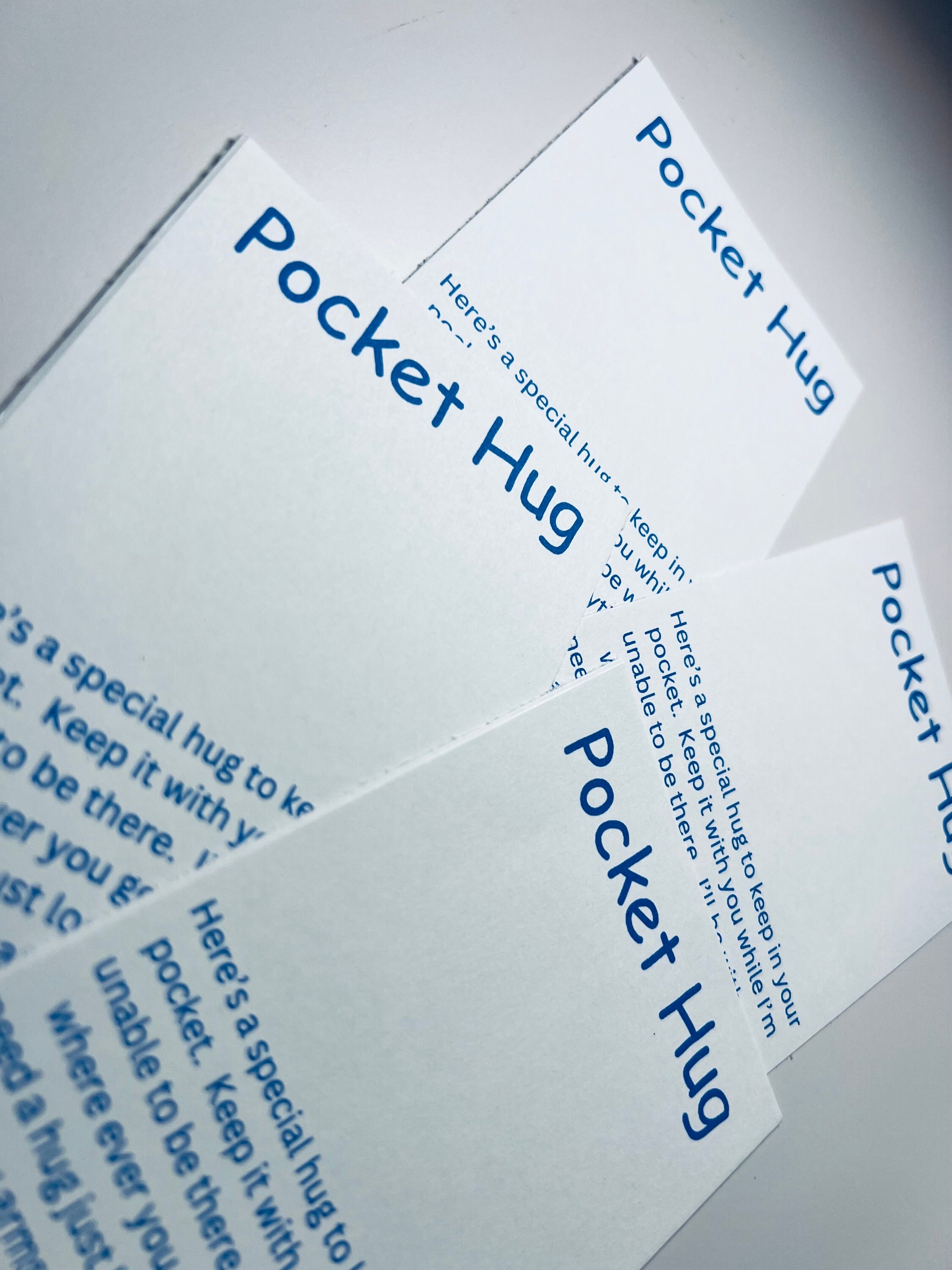 DIY Pocket Hug Cards Just Add a Trinket Blank Pocket Hug Cards Set of 4 ...