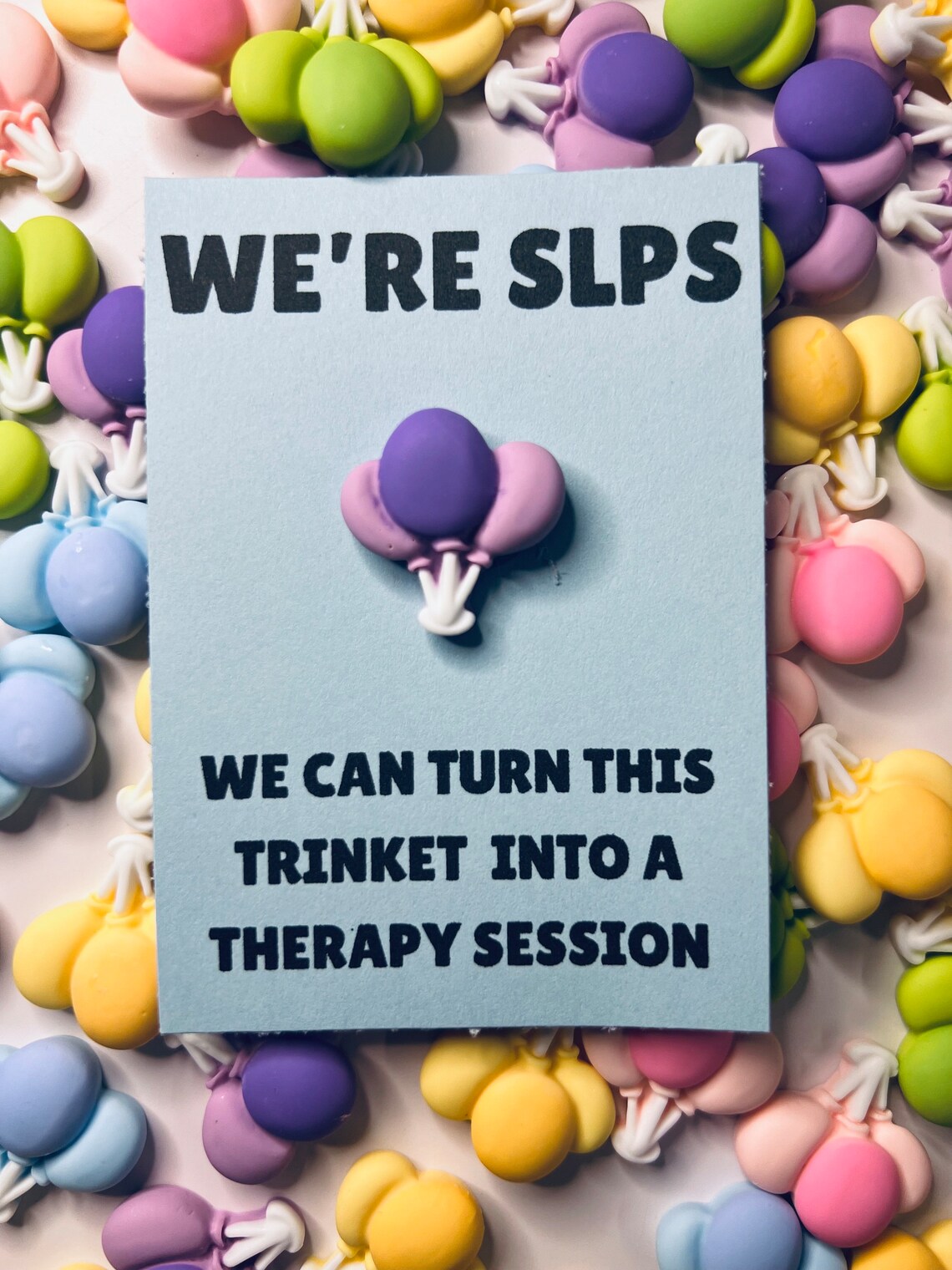 Speech Therapist Pocket Hug Card SLP Gift Mini Gift for a Speech ...