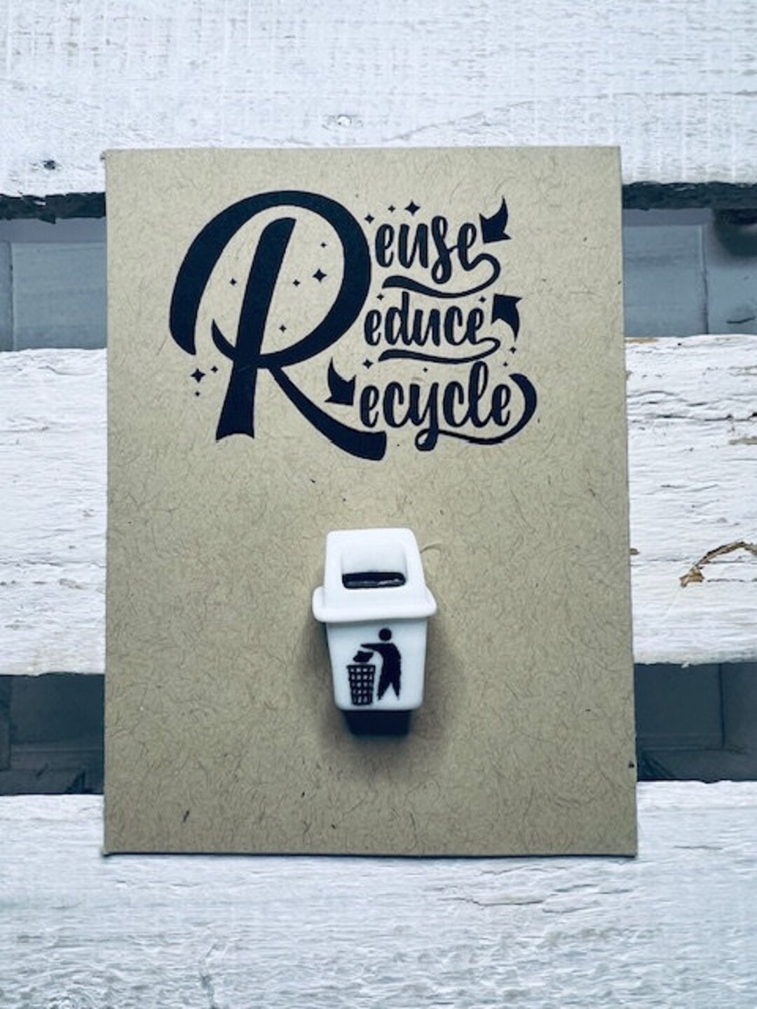 Pocket Hug Card Recycle Reminder Card Save the Earth Go Green - Etsy