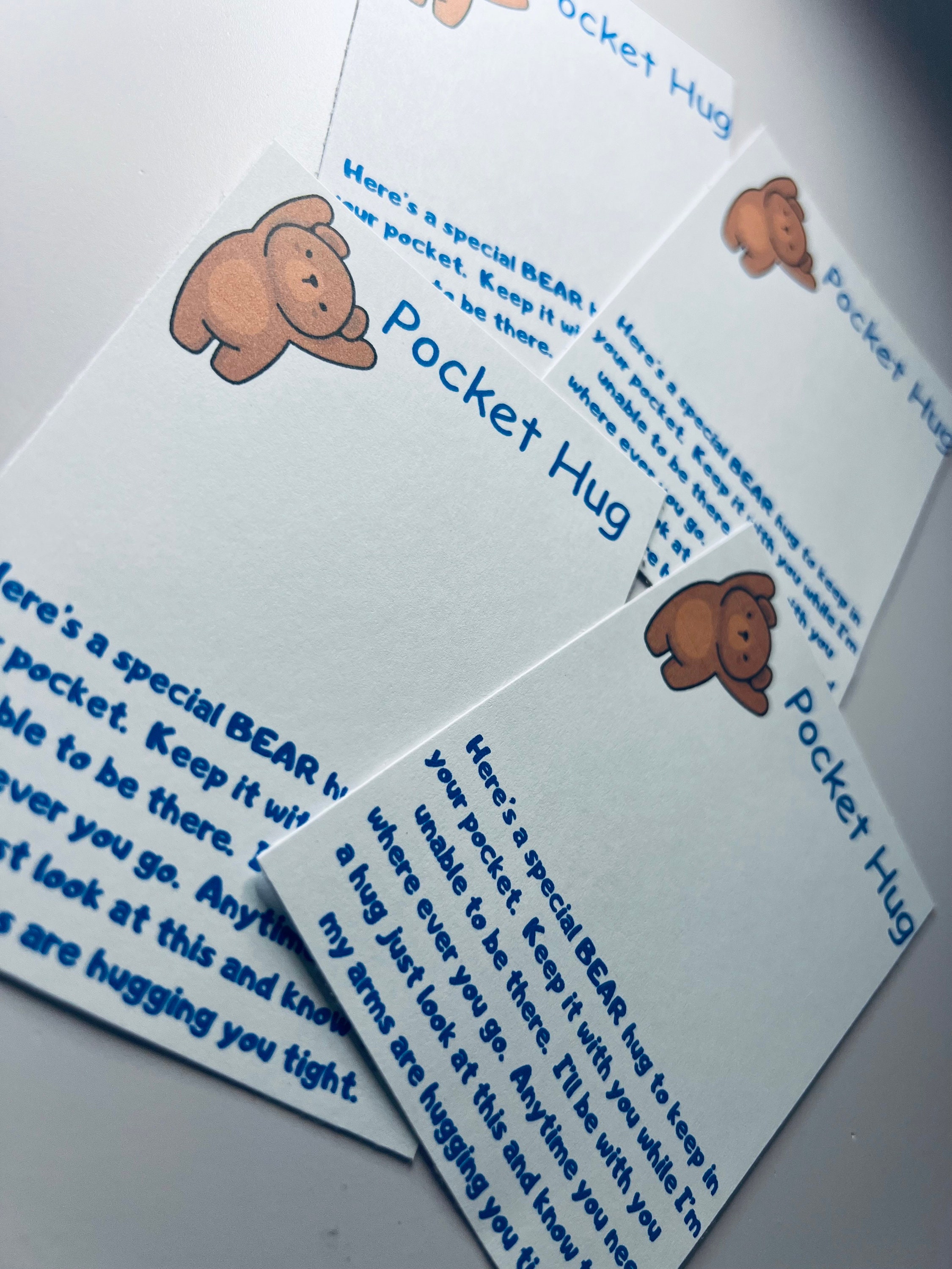 DIY Pocket Hug Cards Just Add a Trinket Set of 4 Cards Pocket Hug Quote ...
