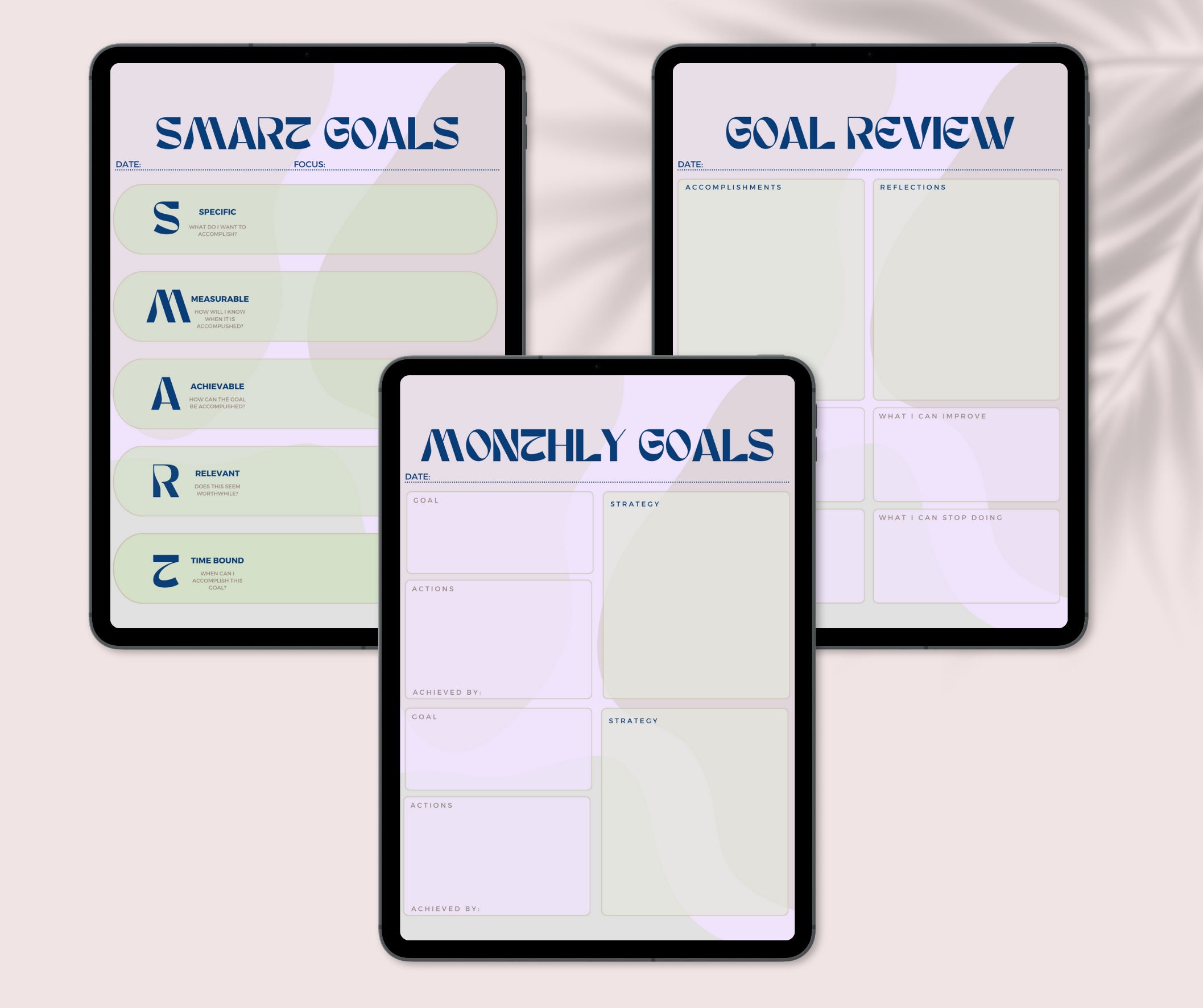 Monthly Habit Tracker Goal Setting Budget Tracker, Digital Planner ...