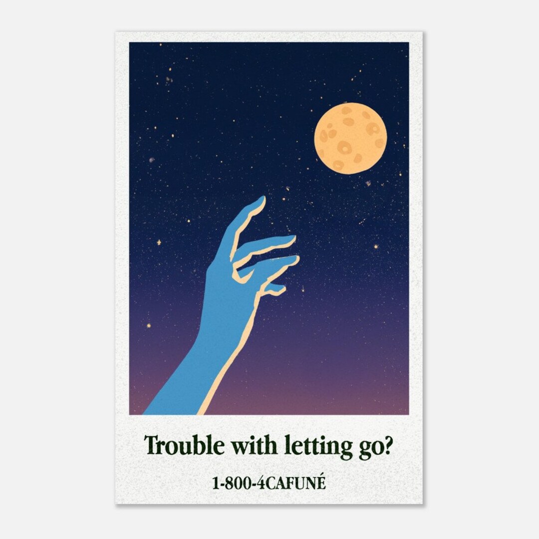 Cafuné - Letting Go Song Poster, Cafuné Song Art - Etsy