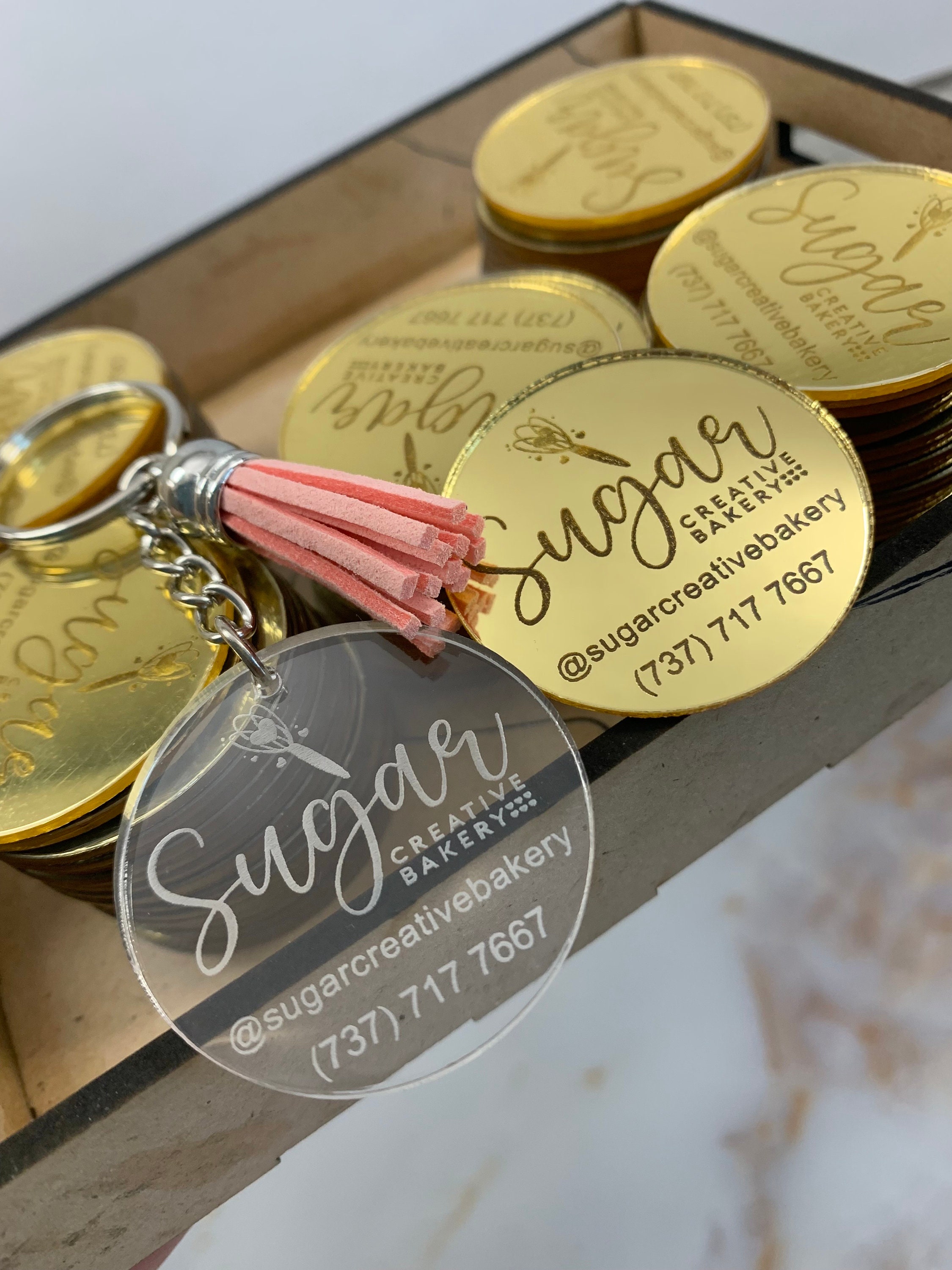 Acrylic Mirror Tags, Acrylic Tags for Bakers, Acrylic Charms, Acrylic ...