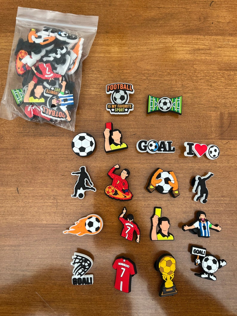 Cristiano Ronaldo World Cup Shoe Charms Lionel Messi Jibbitz Ronaldo ...