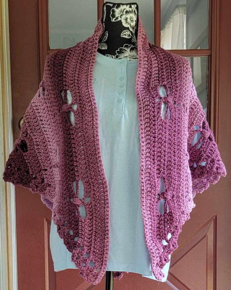 Dragonfly Triangle Shawl - Etsy