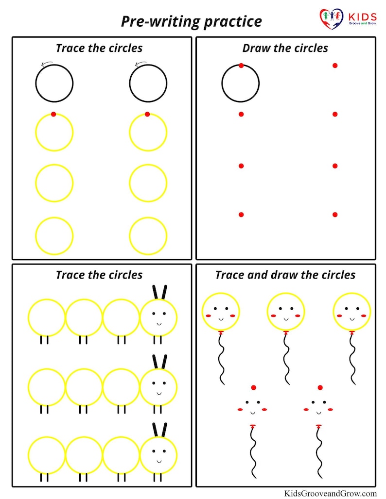 Prewriting Practice & Assessment Set | Tracing Strokes for Preschool ...