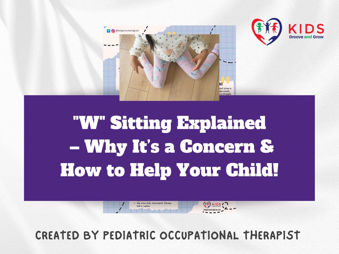 W Sitting Explained – Why It’s a Concern & How to Help Your Child! - Etsy