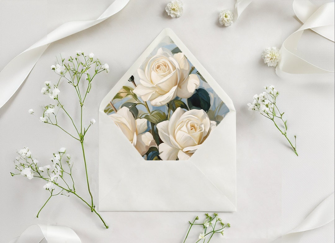 4 Printable Envelope Liners With Euro Flap. C5, A7, C6 and Mini for A5 ...