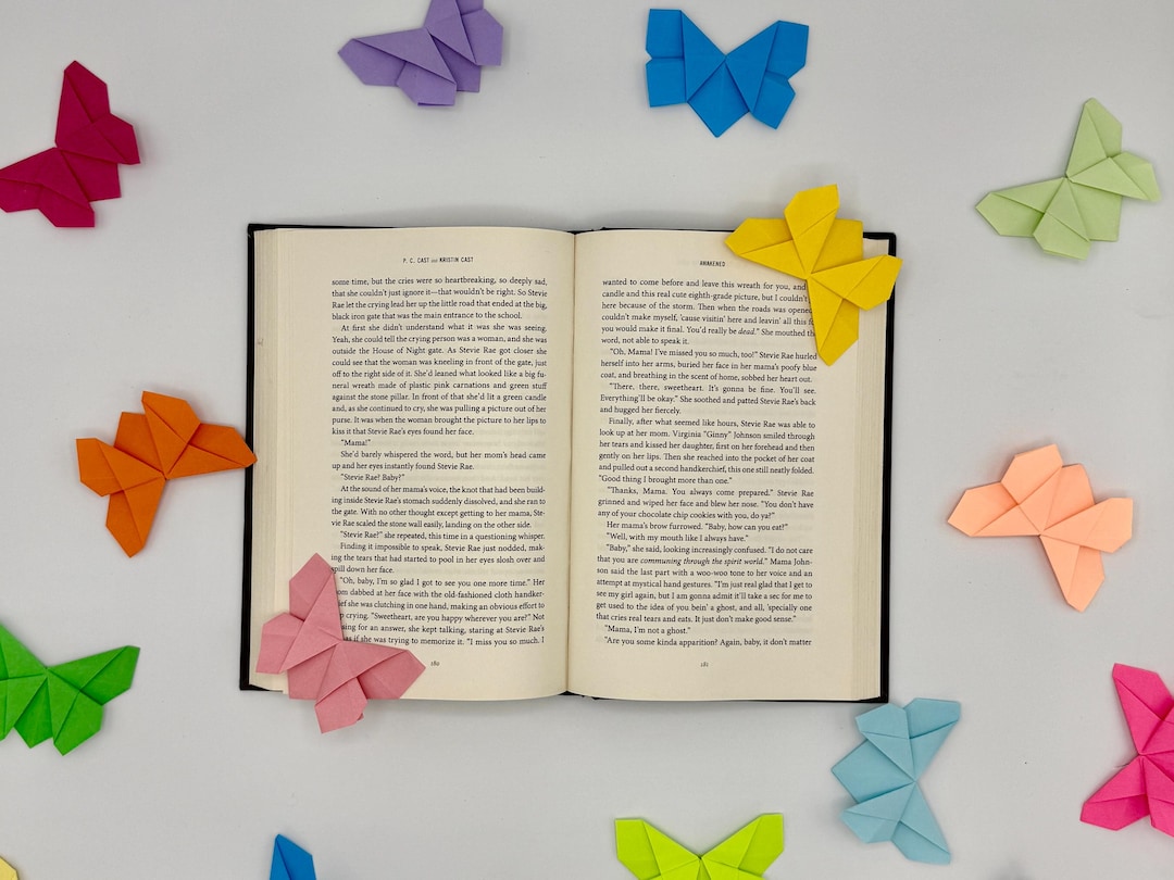 Butterfly Corner Bookmark - Etsy