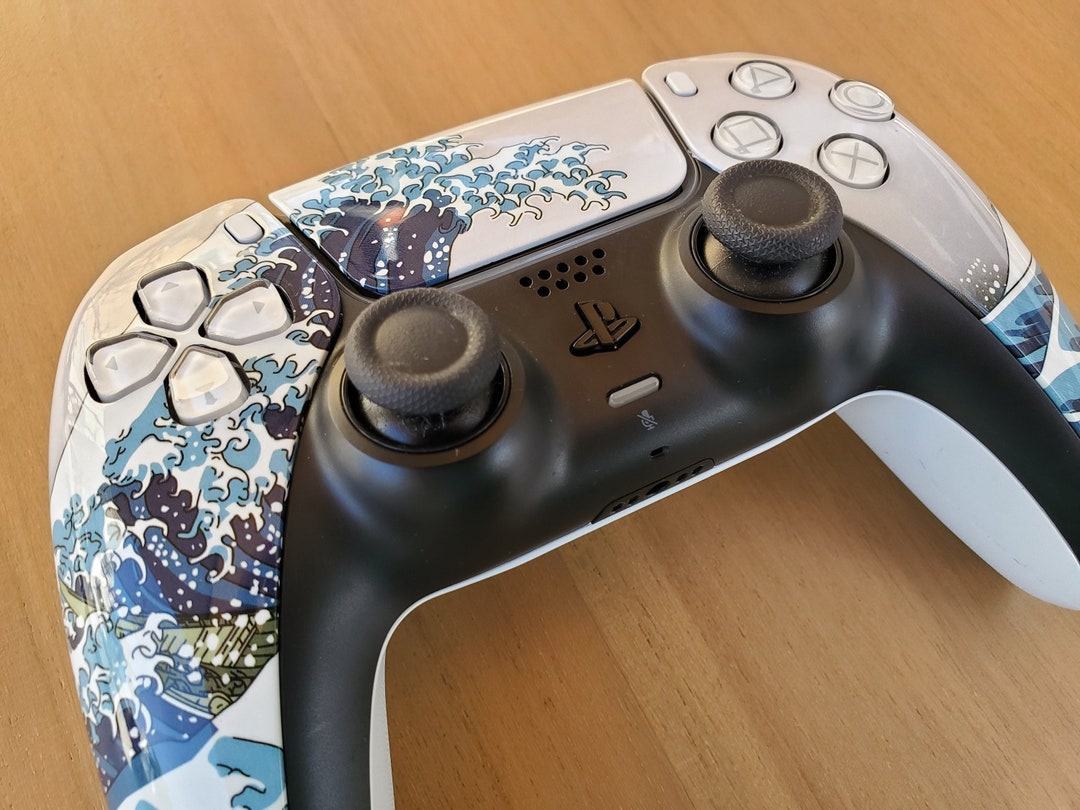 PS5 Controller the Great Wave Customer Theme - Etsy