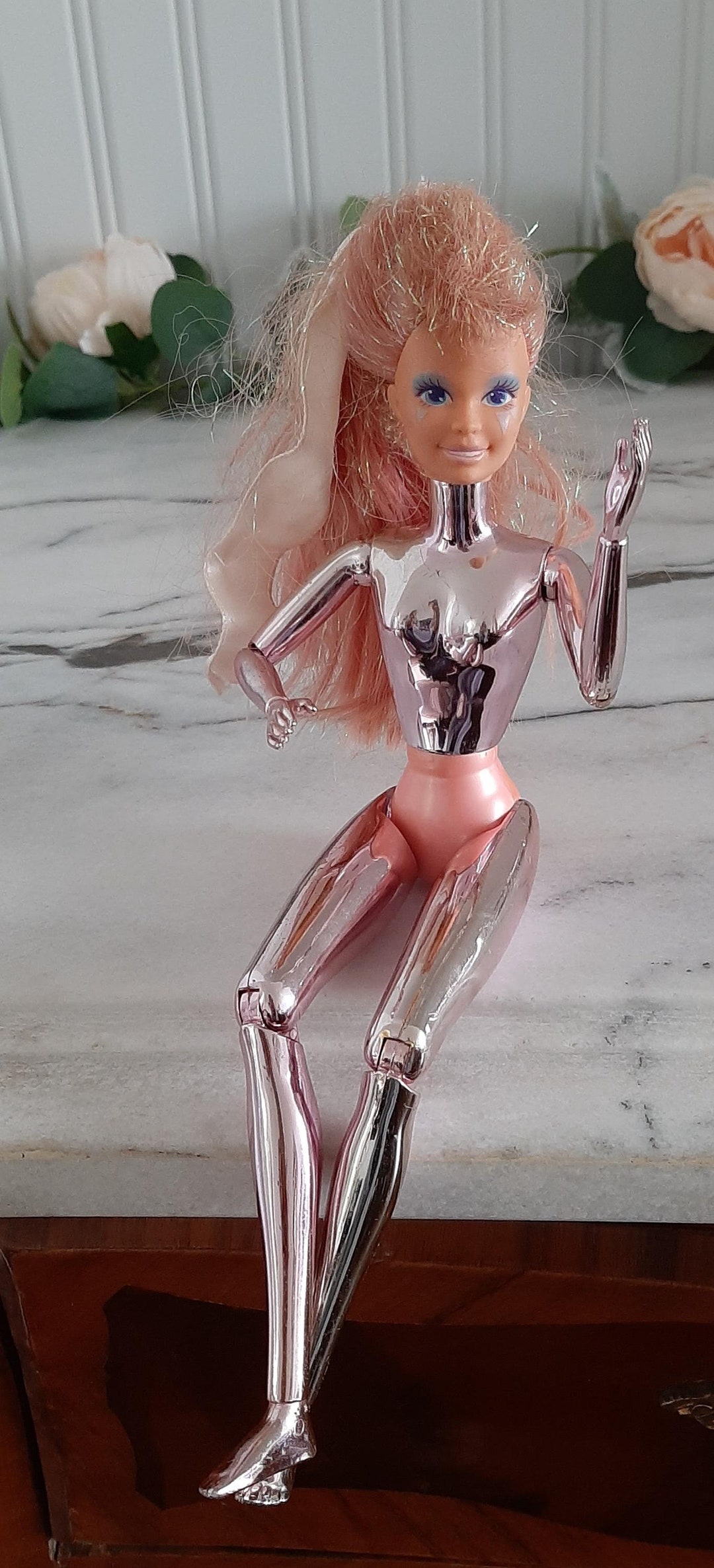 Spectra Barbie - 1975 -mattel - Pink Metallic Barbie - Etsy