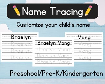 Printable Alphabets, Number, Shapes Tracing Sheets/handwriting Practice ...