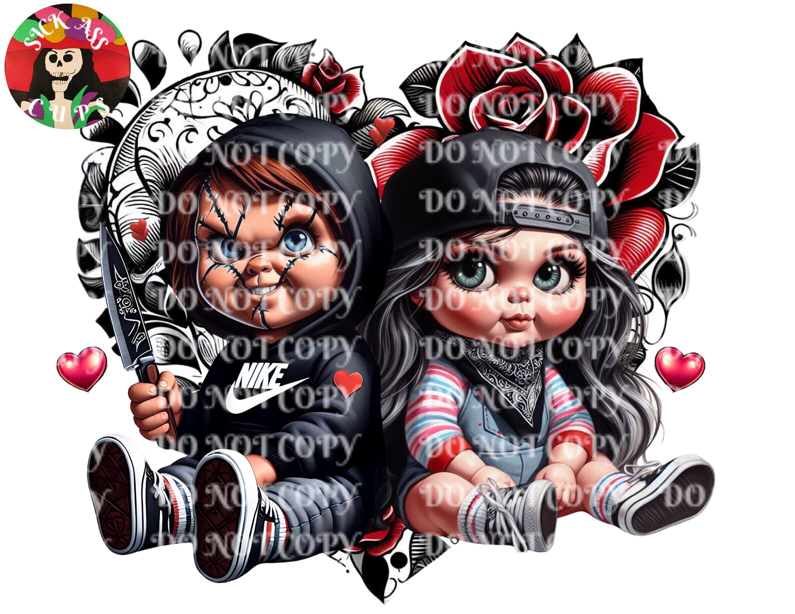 Chucky PNG File Chucky and Girlfriend Horror Cartoon Baby Chola and ...