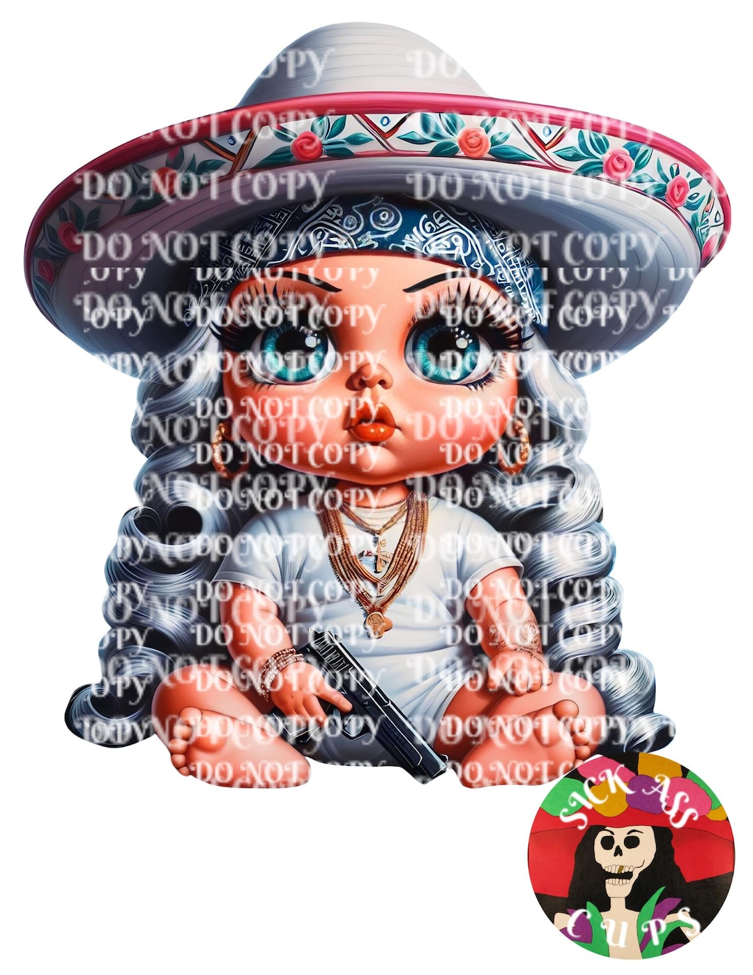 PNG File Baby Doll Chola Chicana Gangster Lowrider Latina Girl - Etsy