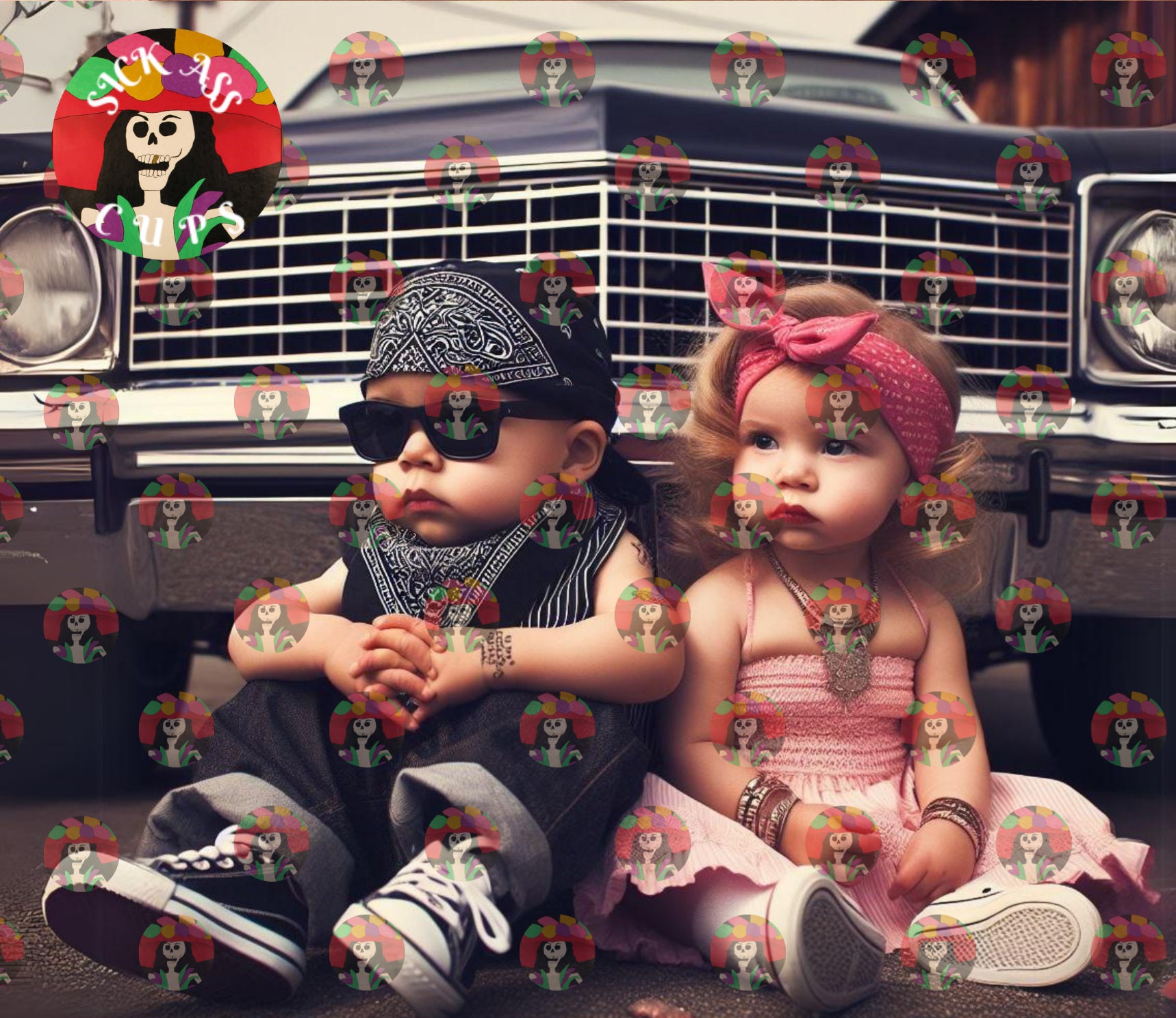 Lowrider Gangster Cholo Baby 20oz Wrap PNG Digital File - Etsy