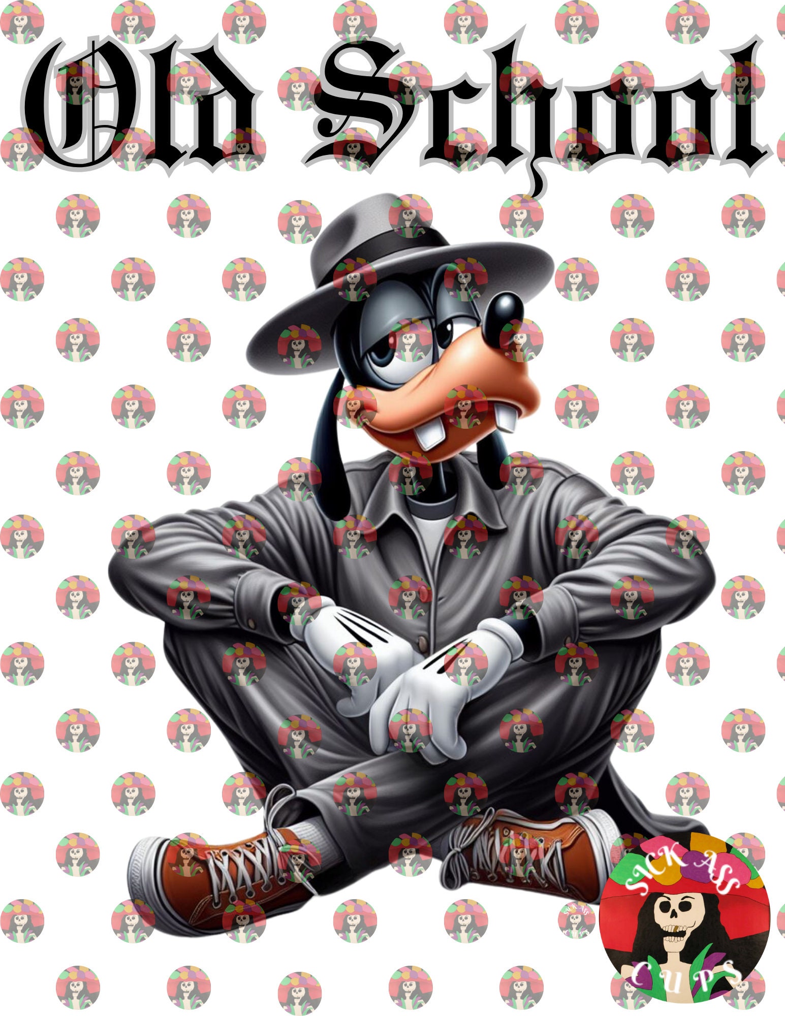 PNG File Old School Gangster Goof Chicano Lowrider Digital Download - Etsy