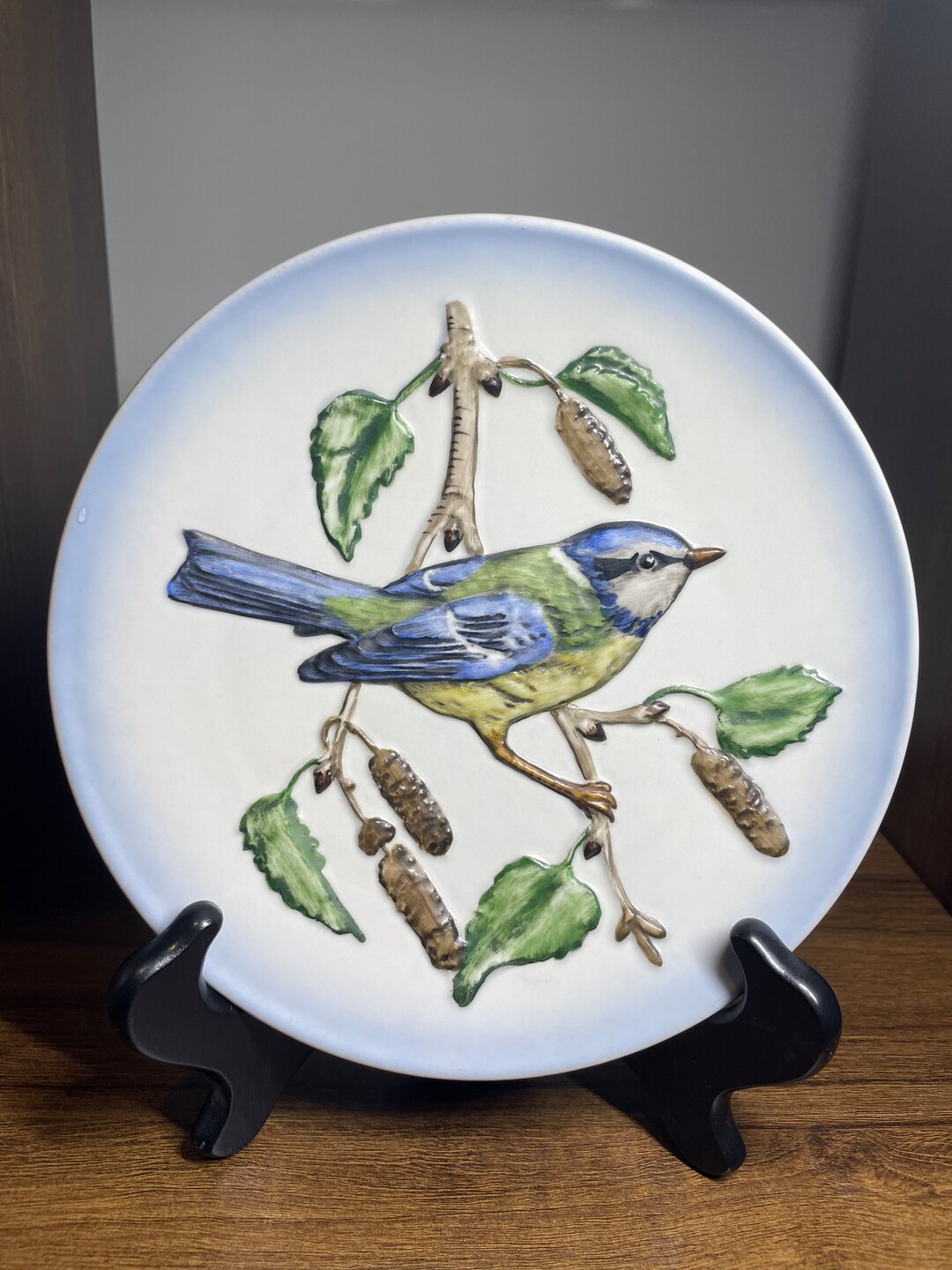 Vintage Bluebird Plate Decorative Plate Charming Wall Art Elegant Home ...