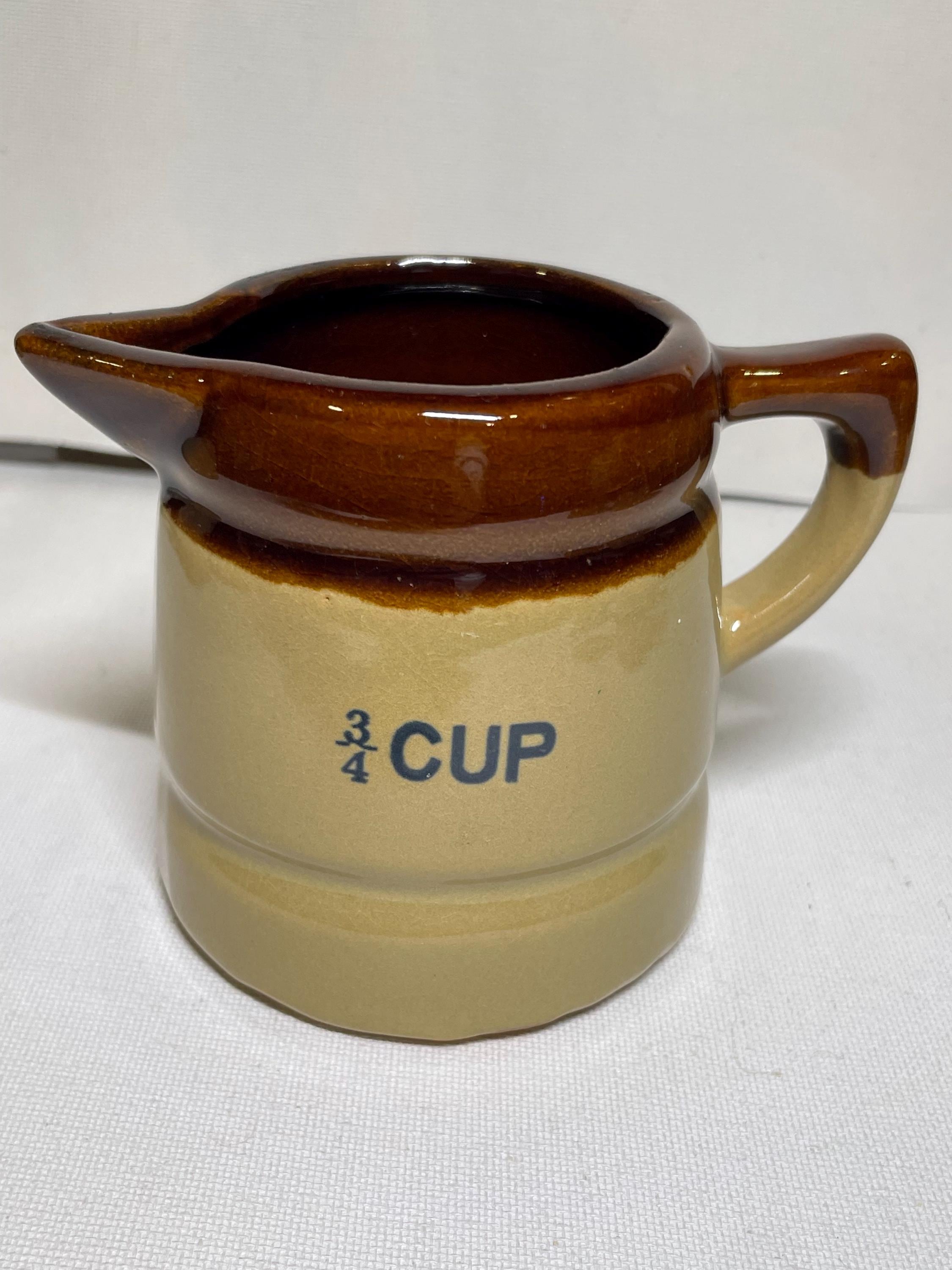 Vintage Pottery Measuring Cups – Classic Measuring Cups Set | Charming ...