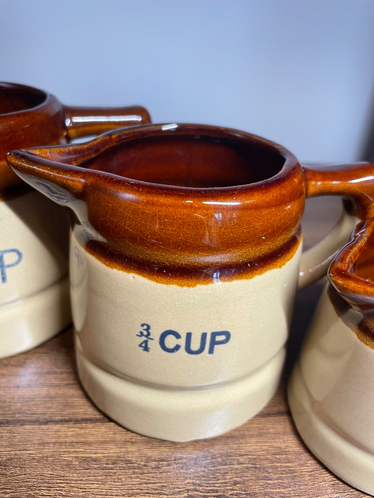 Vintage Pottery Measuring Cups – Classic Measuring Cups Set | Charming ...