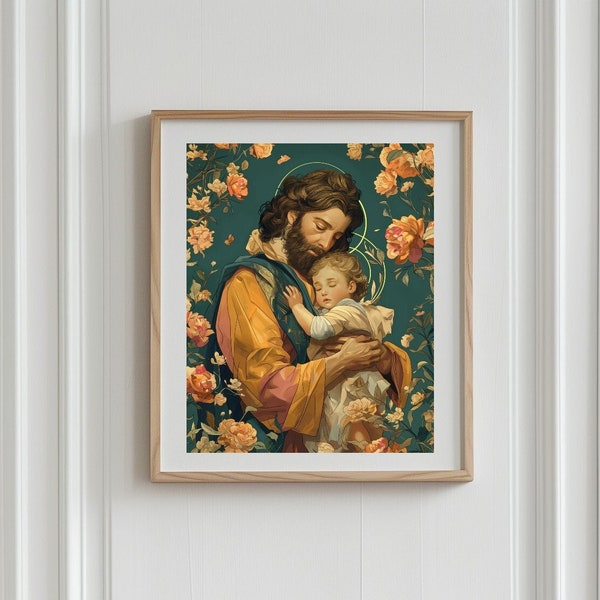 St. Joseph Print - Etsy