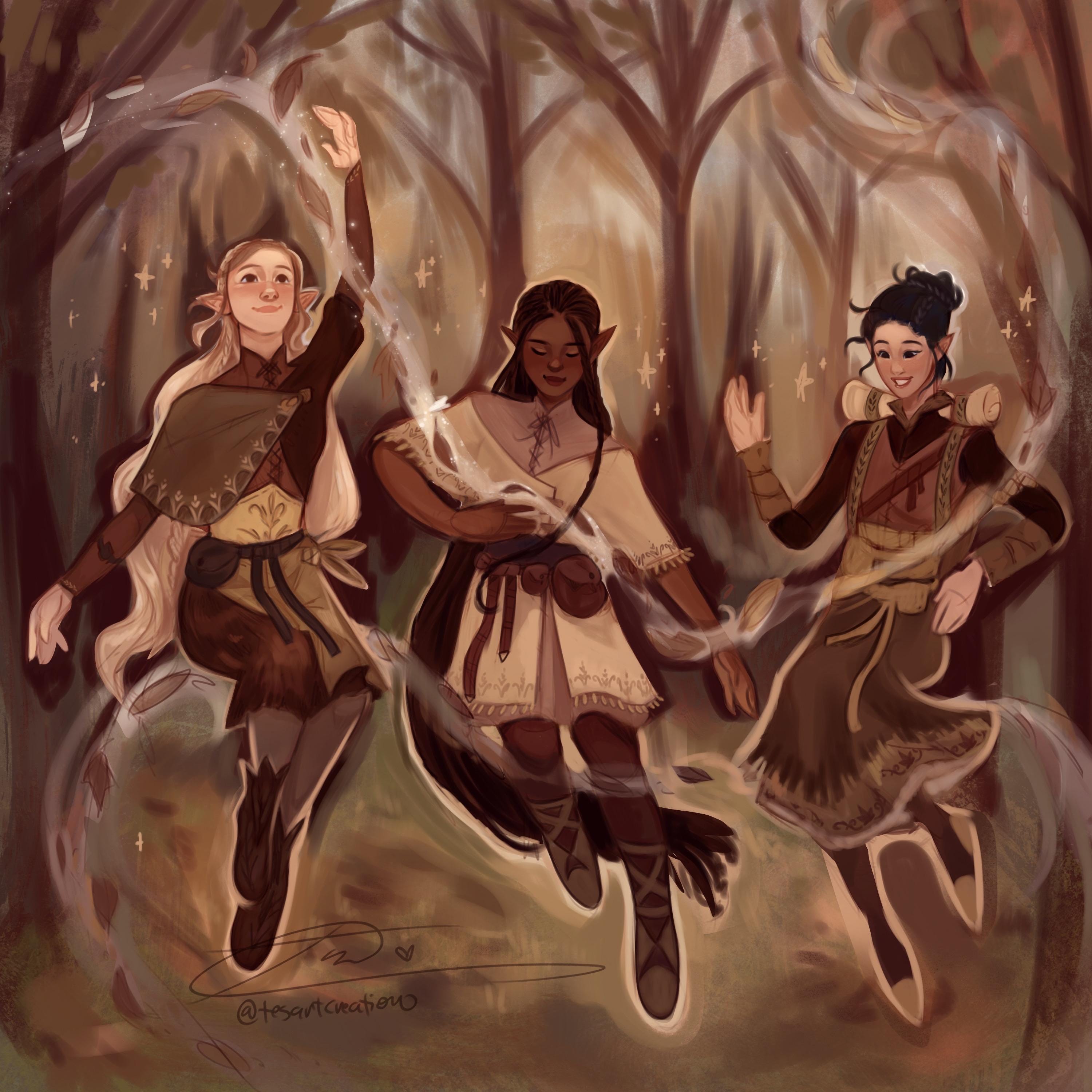 Custom Character Art, Hand Drawn OC, DND Characters (digital File) - Etsy