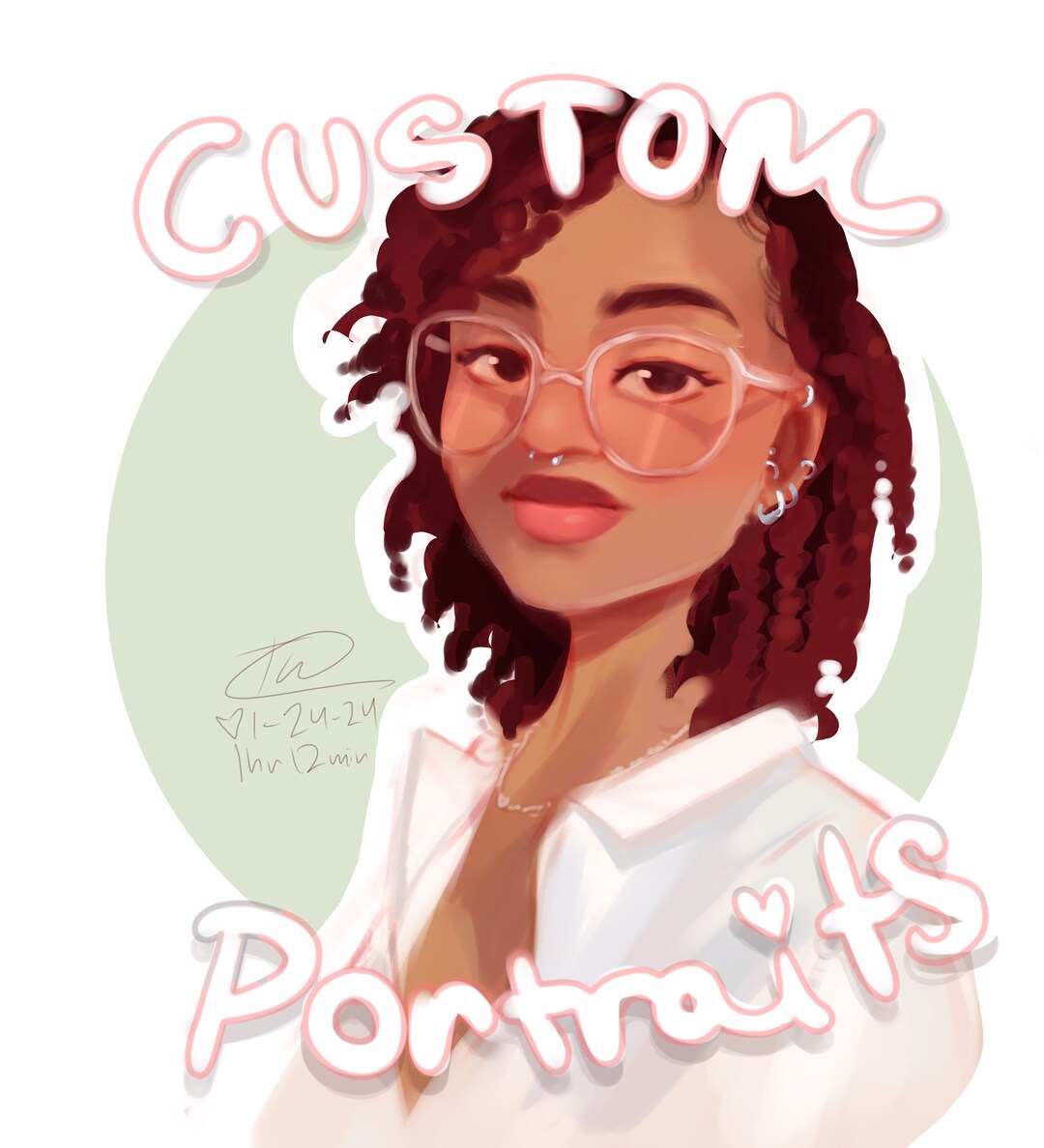Digital Portrait Art Commissions - Etsy