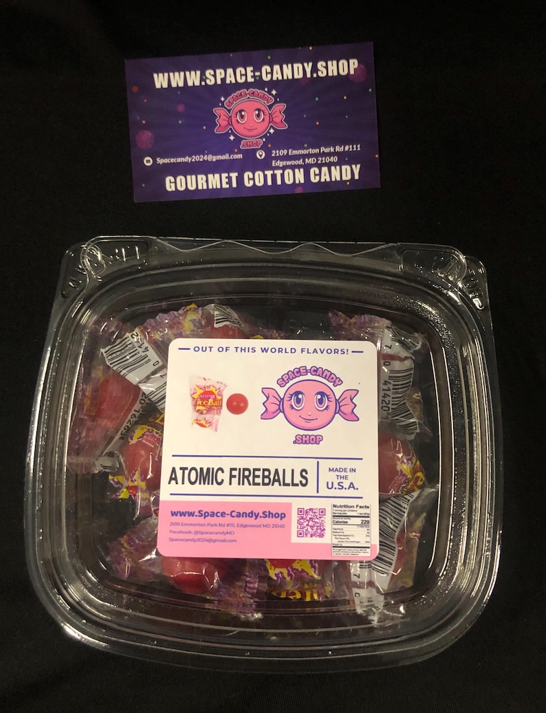 Atomic Fireballs - Nostalgic Candy - Etsy
