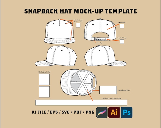 Trucker Hat Tech Pack - Etsy Canada