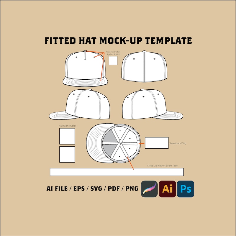 Custom Fitted New Era Hats - Etsy