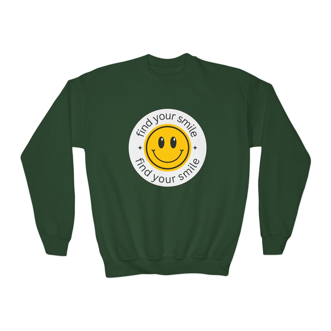 Kids Find Your Smile Original Crewneck - Etsy