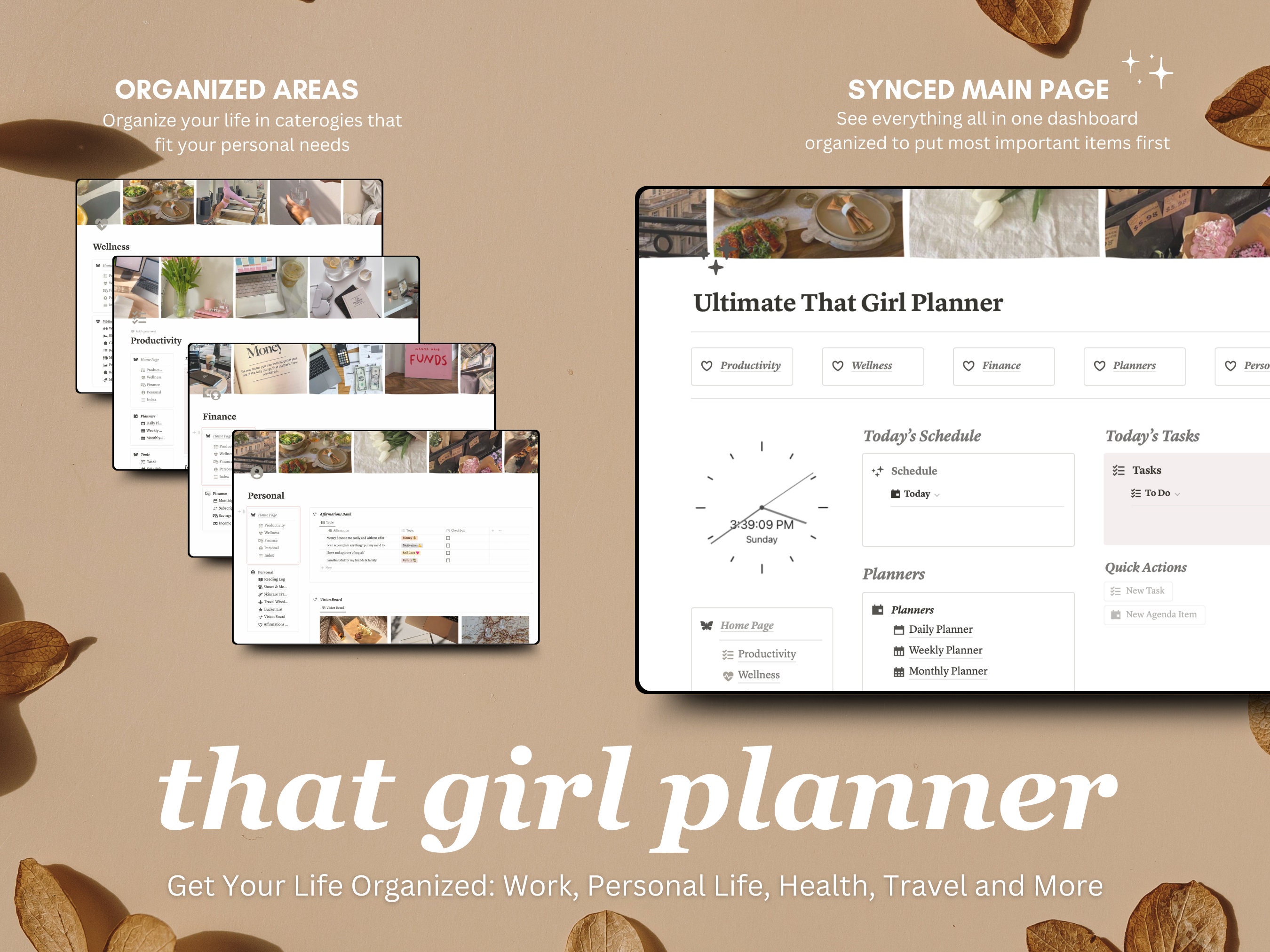 Notion Life Planner Template, Notion Template, That Girl Planner, 2024 ... Notion Life Planner Template, Notion Template, That Girl Planner, 2024 ...