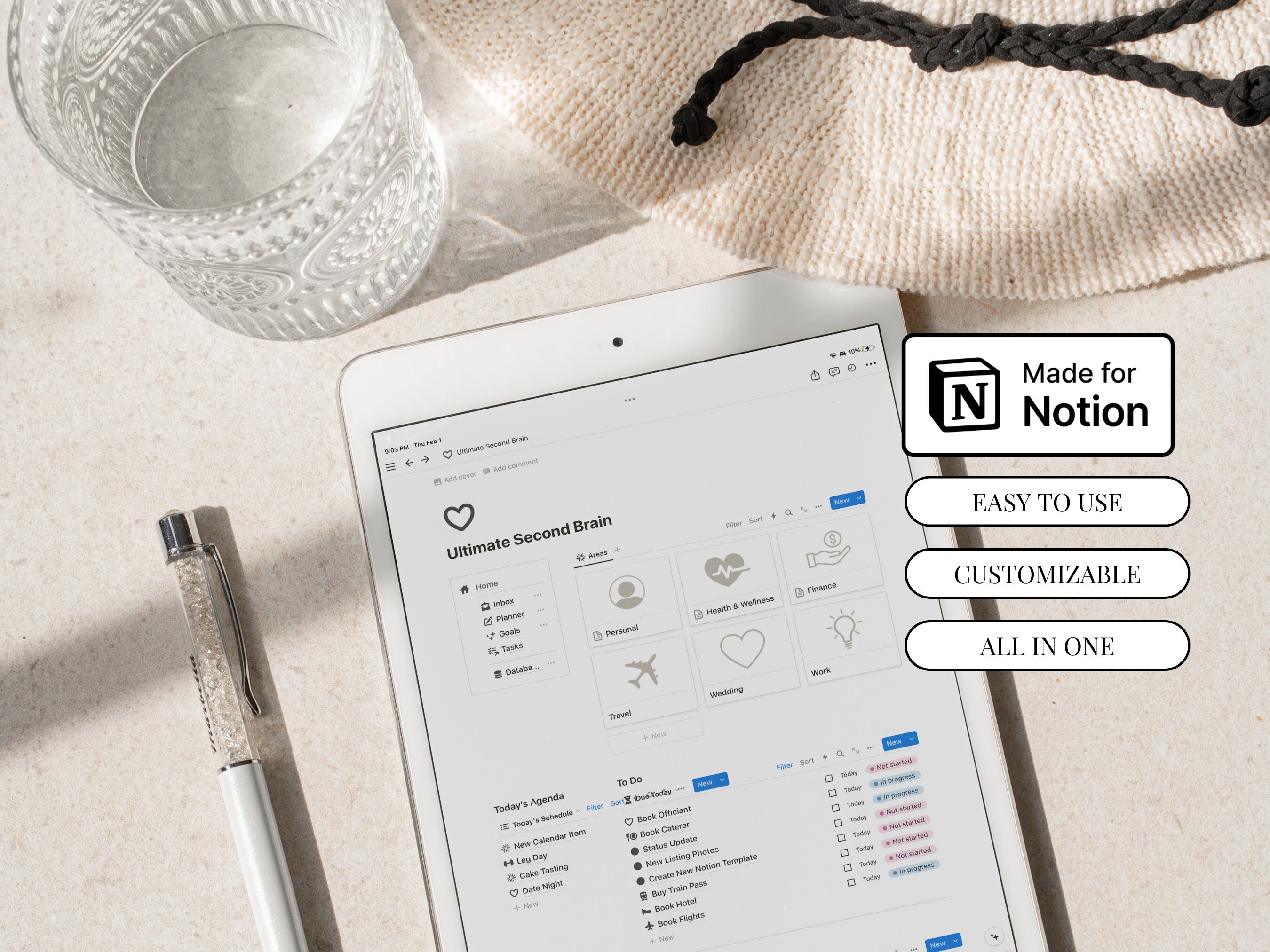 Notion Life Planner Notion Planner Template Notion Dashboard Digital ...