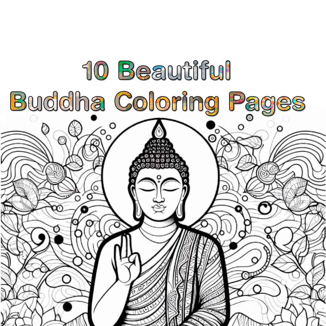 10 Buddha Coloring Pages, Find Inner Peace: Buddha Coloring Pages, Zen ...